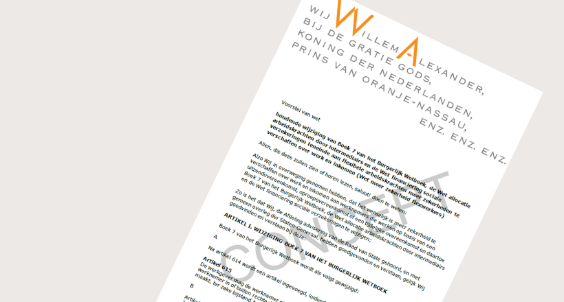 Wet Meer zekerheid flexwerkers stuit op kritiek arbeidsrechtexperts – Flexnieuws.nl